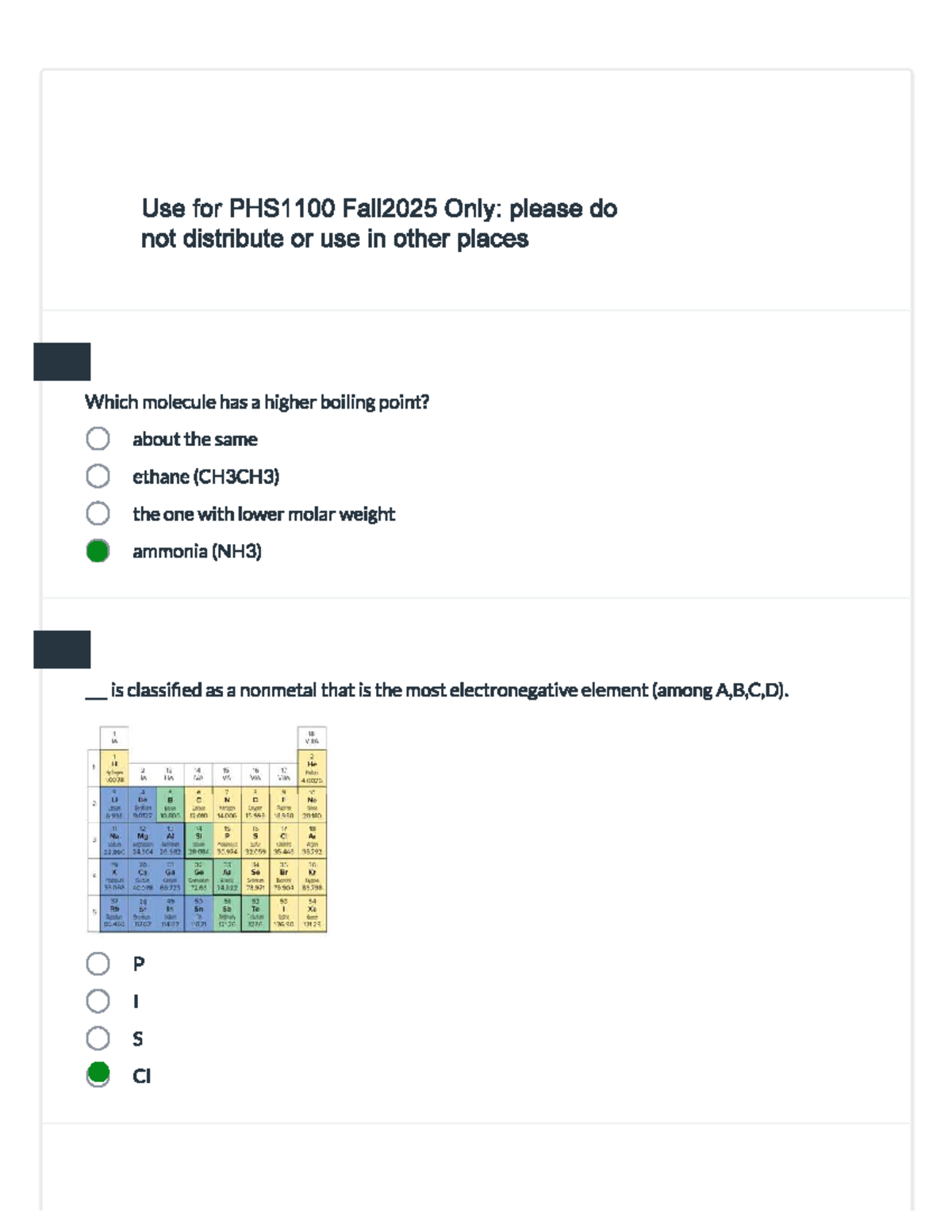 Chemistry 101 Final Exam Review Notes: Key Concepts & Reactions - Studocu