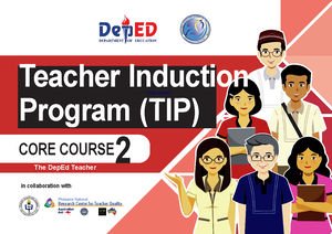 TIP-Course-5-with Answers - Teacher Induction Program (TIP) CORE COURSE Responding to Community ...