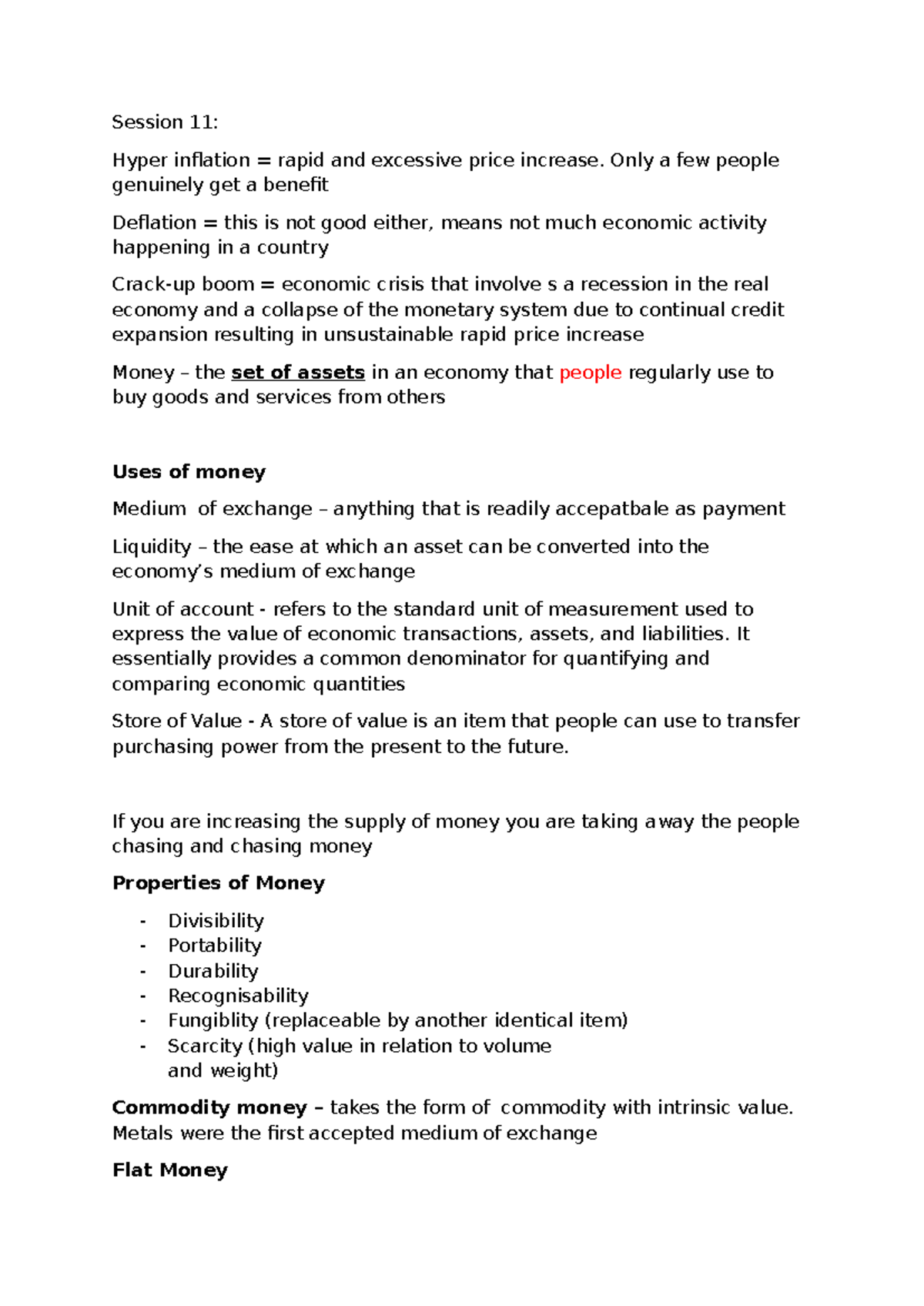 Wk 11: Understanding Hyperinflation, Money Creation, and Economic ...