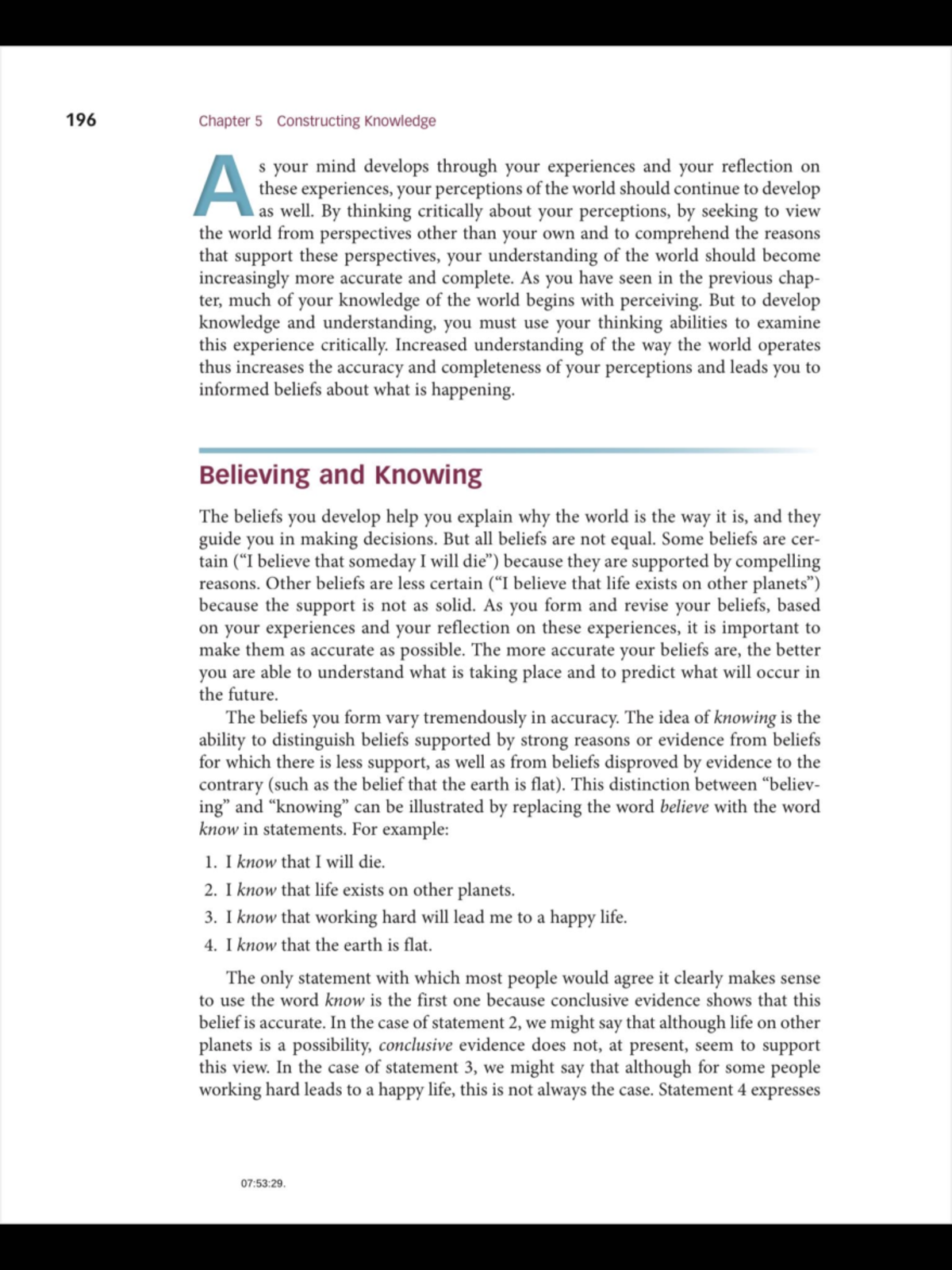 196 Chapter 5: Understanding the 3 Stages of Knowing for Group Tasks ...