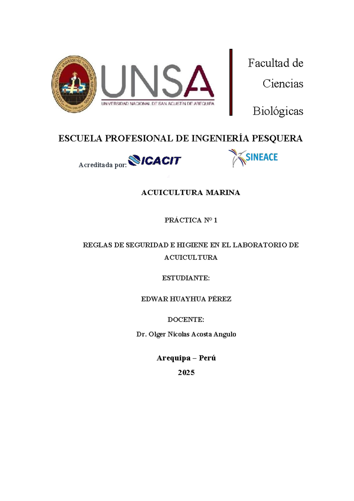 oooooooooooooooooo - caratula presentacion - Facultad de Ciencias ...