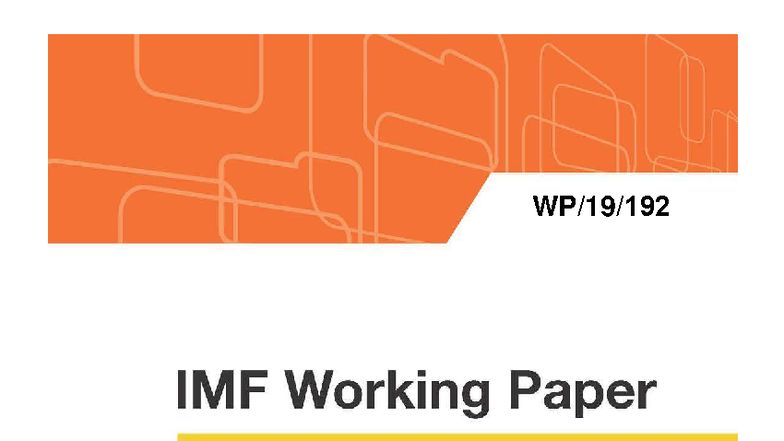 IMF Working Paper: Level REER Model in External Balance Assessment (EBA ...