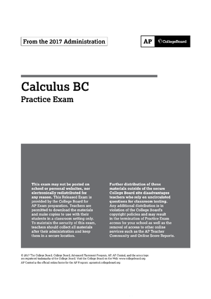 HL Mathematics Formula Booklet - May 2024 Edition - Studocu