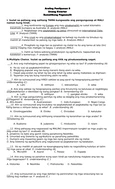 G10 DLP - DLP - BANGHAY ARALIN SA ARALING PANLIPUNAN 10 ####### Quarter: 1st Week: 1 Day: 1 I ...