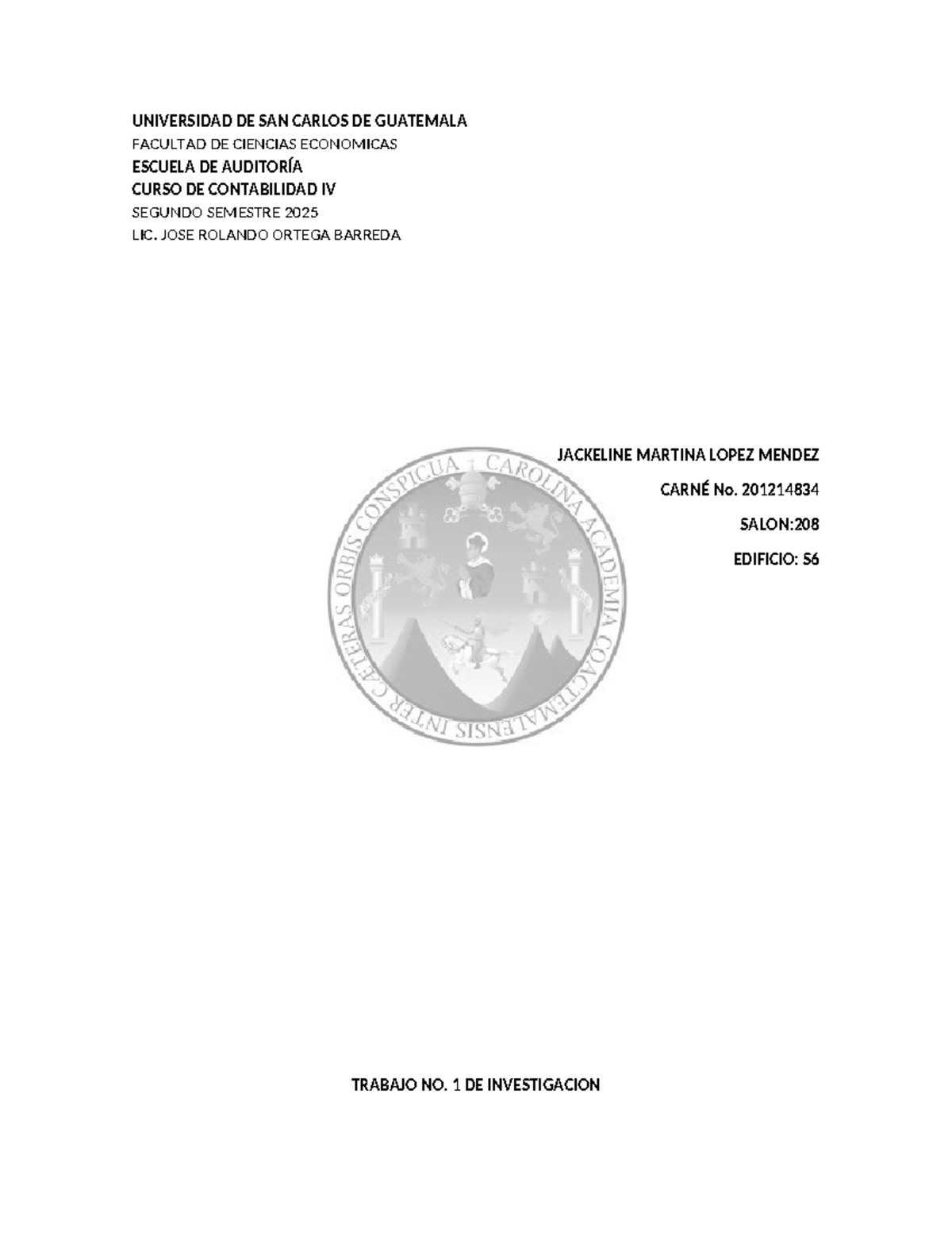 NIFF 8 - RESUMEN DE SEGMENTOS DE OPERACIÓN EN CONTABILIDAD IV - Studocu