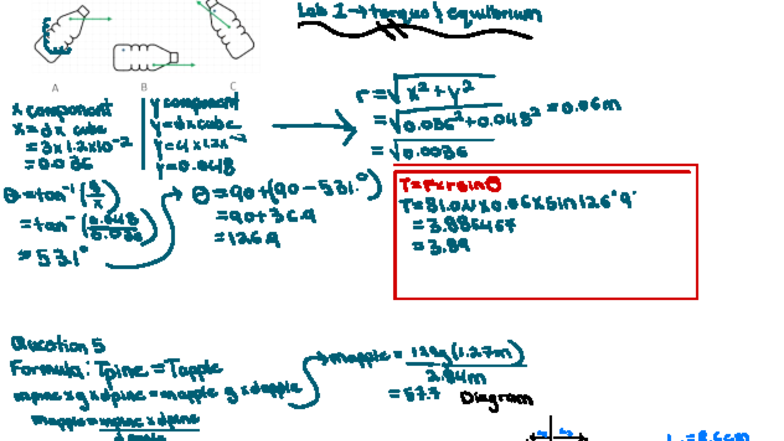 Physics 1080 - Lab 1: Torque Equilibrium Analysis - Studocu