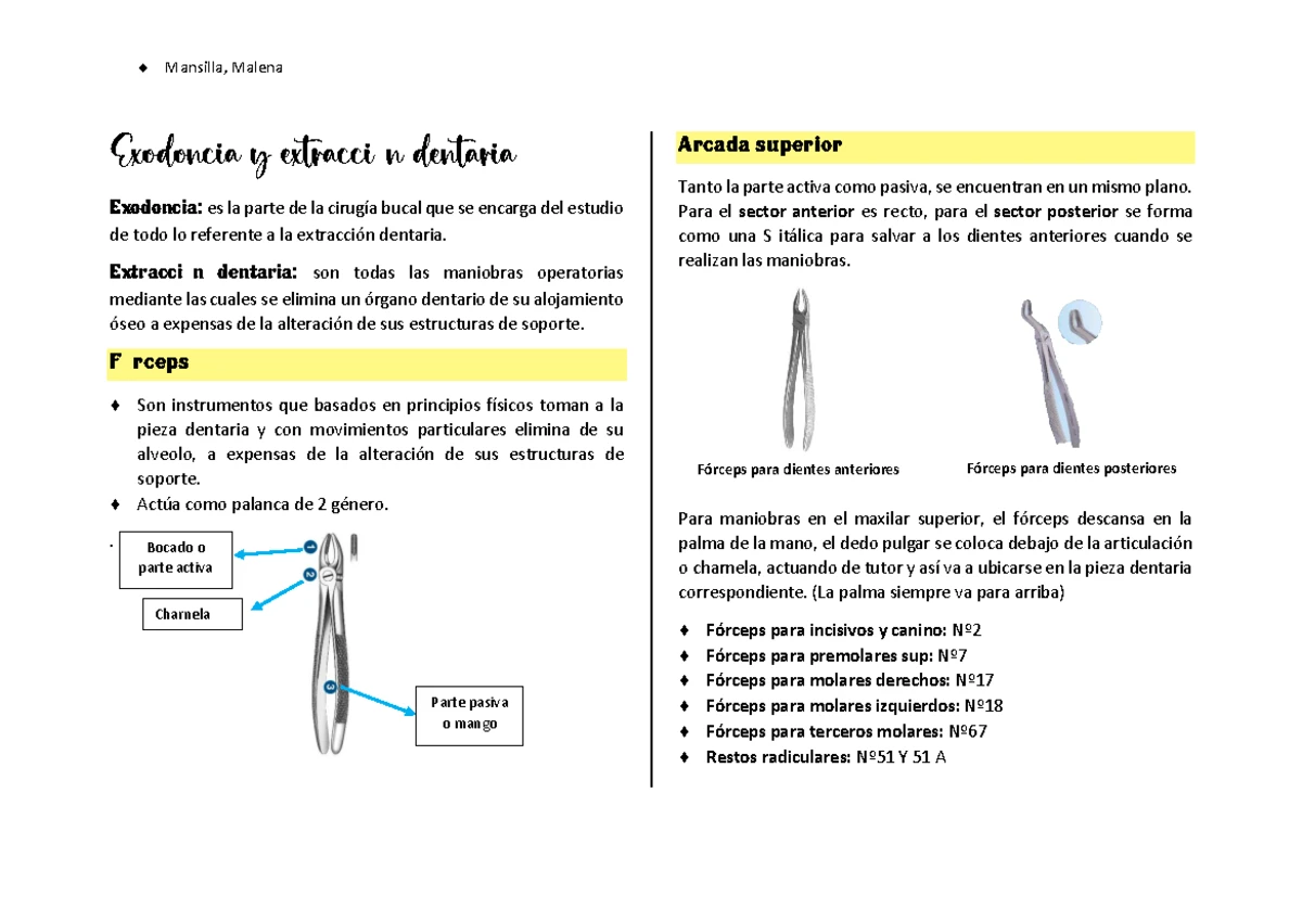 Sindesmotomía y exodoncia: técnicas y procedimientos en cirugía bucal ...