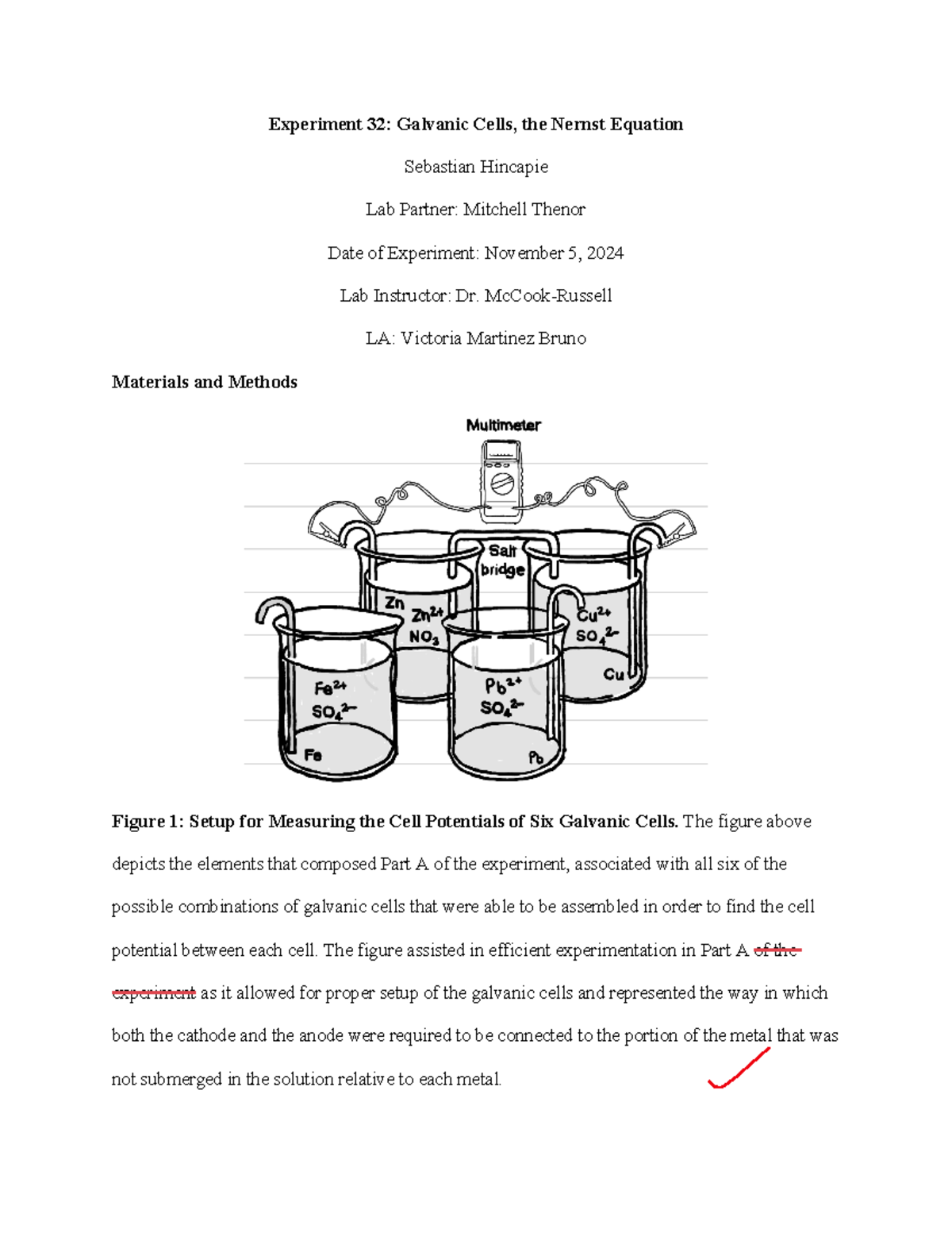 Experiment 32: Galvanic Cells, the Nernst Equation - McCook-Russell LA ...