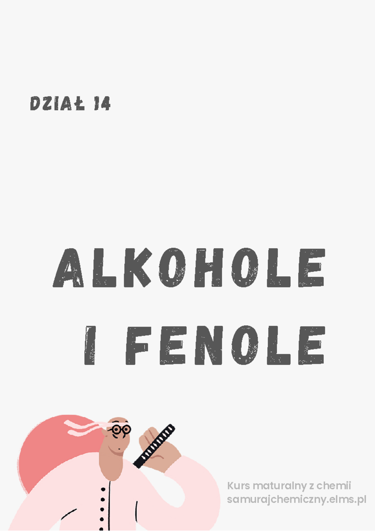 Notatki i zadania z alkoholi oraz fenoli - Kurs Maturalny Chemii - Studocu