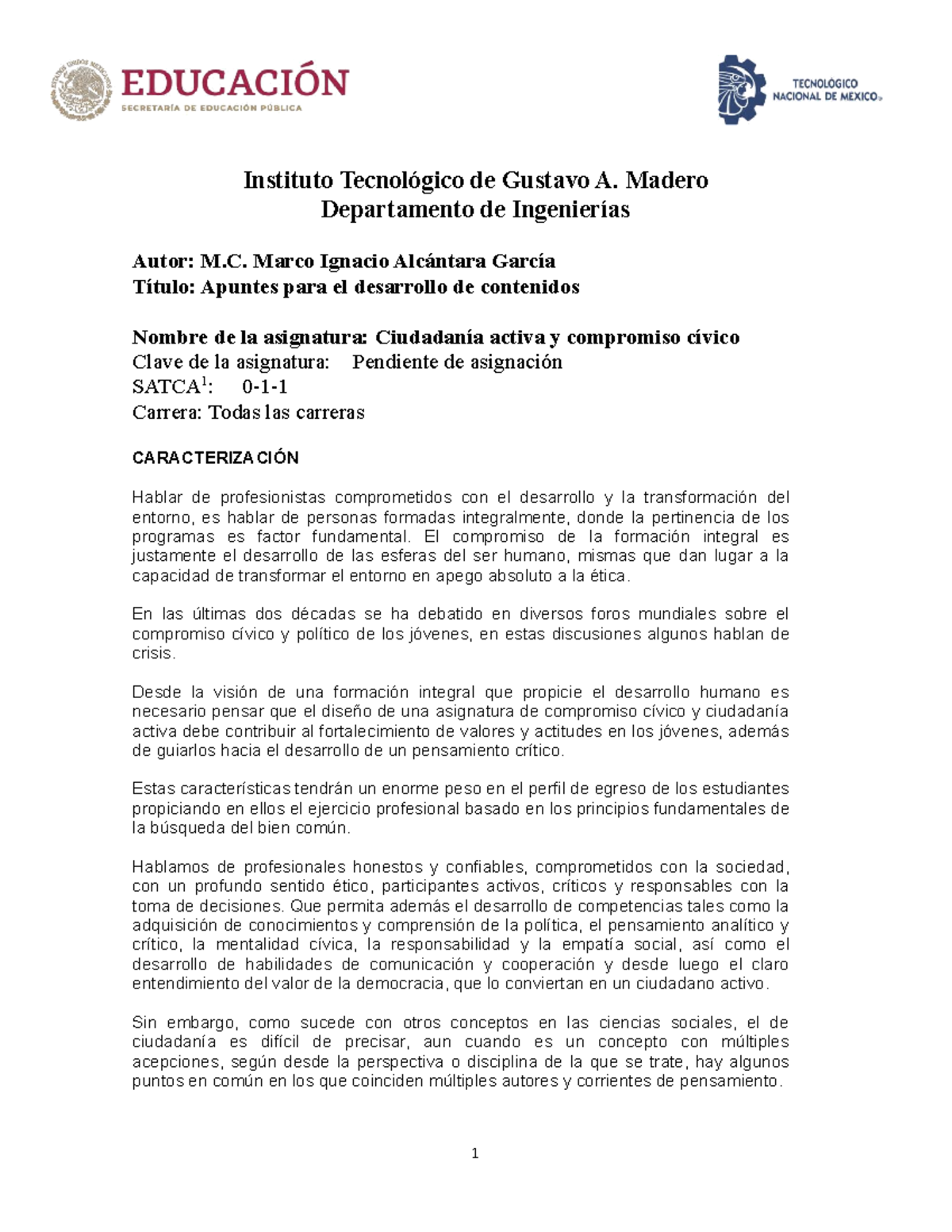 Apuntes de Ciudadanía Activa y Compromiso Cívico (Pendiente) - Studocu