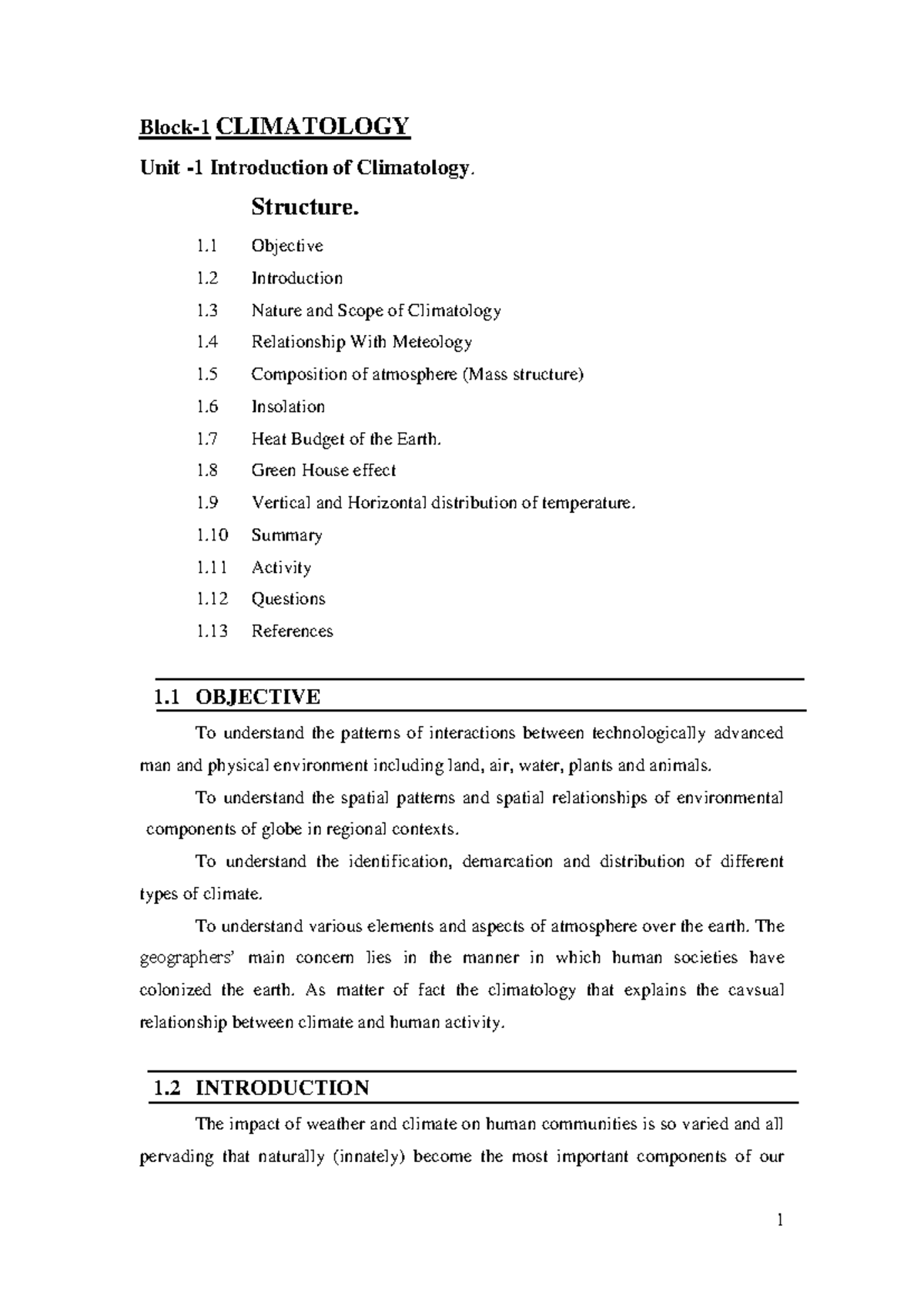 Climatology-1 - Lecture notes climatology - Studocu