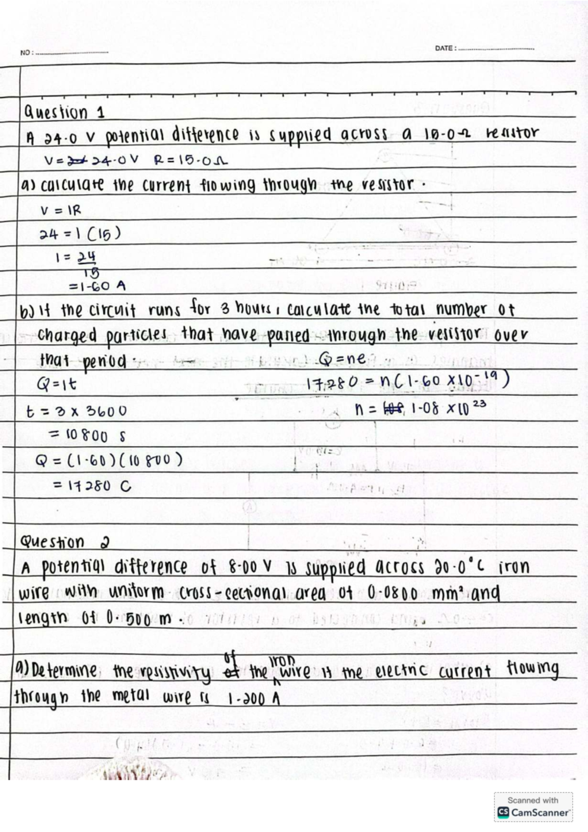 PHYS 101: Final Exam Review on Electric Circuits and Resistivity - Studocu
