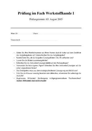 WK I - Übung 12 - ZTU-Diagramme -Ing. T. Janitzky E- Mail: T@iwm.rwth ...