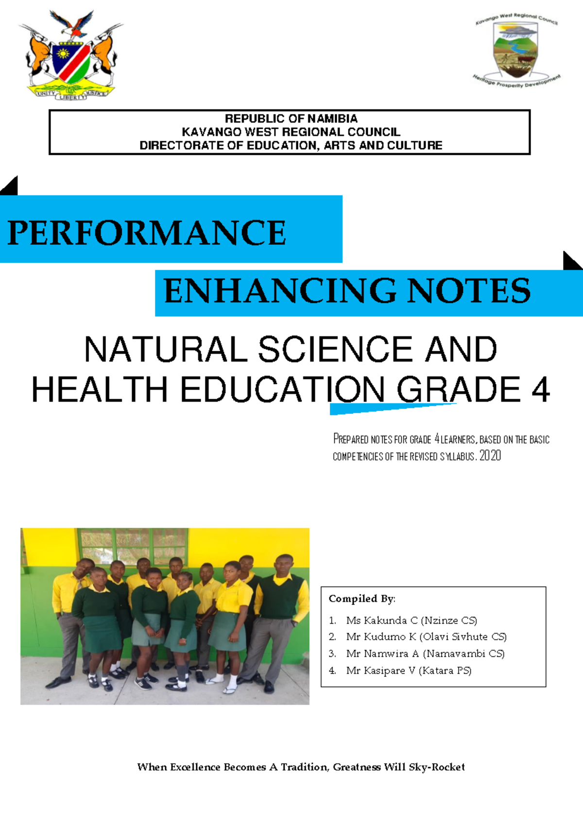 Grade 4 Natural Science & Health Education Prep Notes (2020) - Studocu