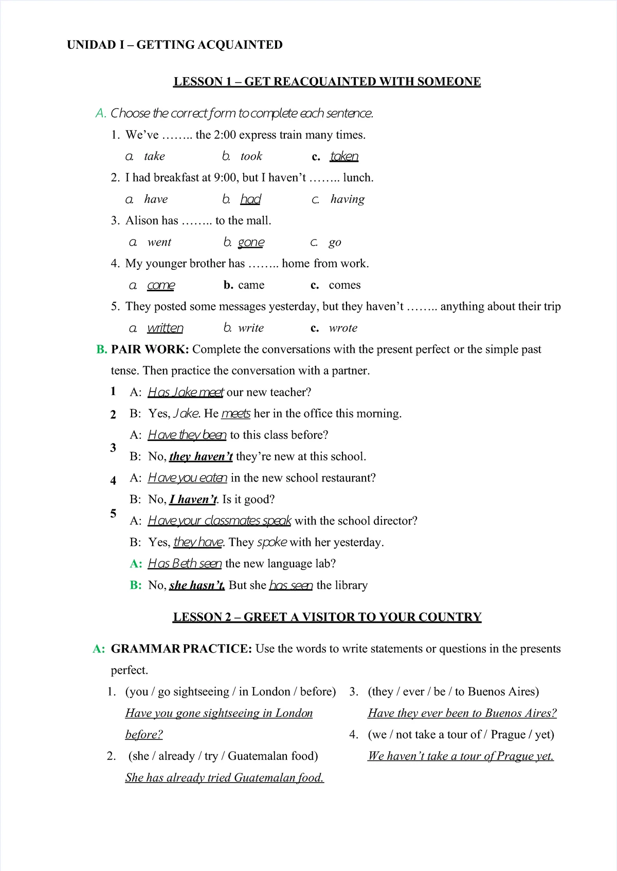 Unit 7 General Test - Modo - Informe - Unit 7 - Unit 7 Review Tests ...