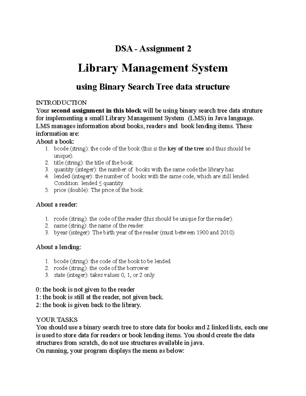 Assignment 2 - fsdvdsvdv dvdvdvdvdsvdvdvdsvdsvds - DSA - Assignment 2 ...