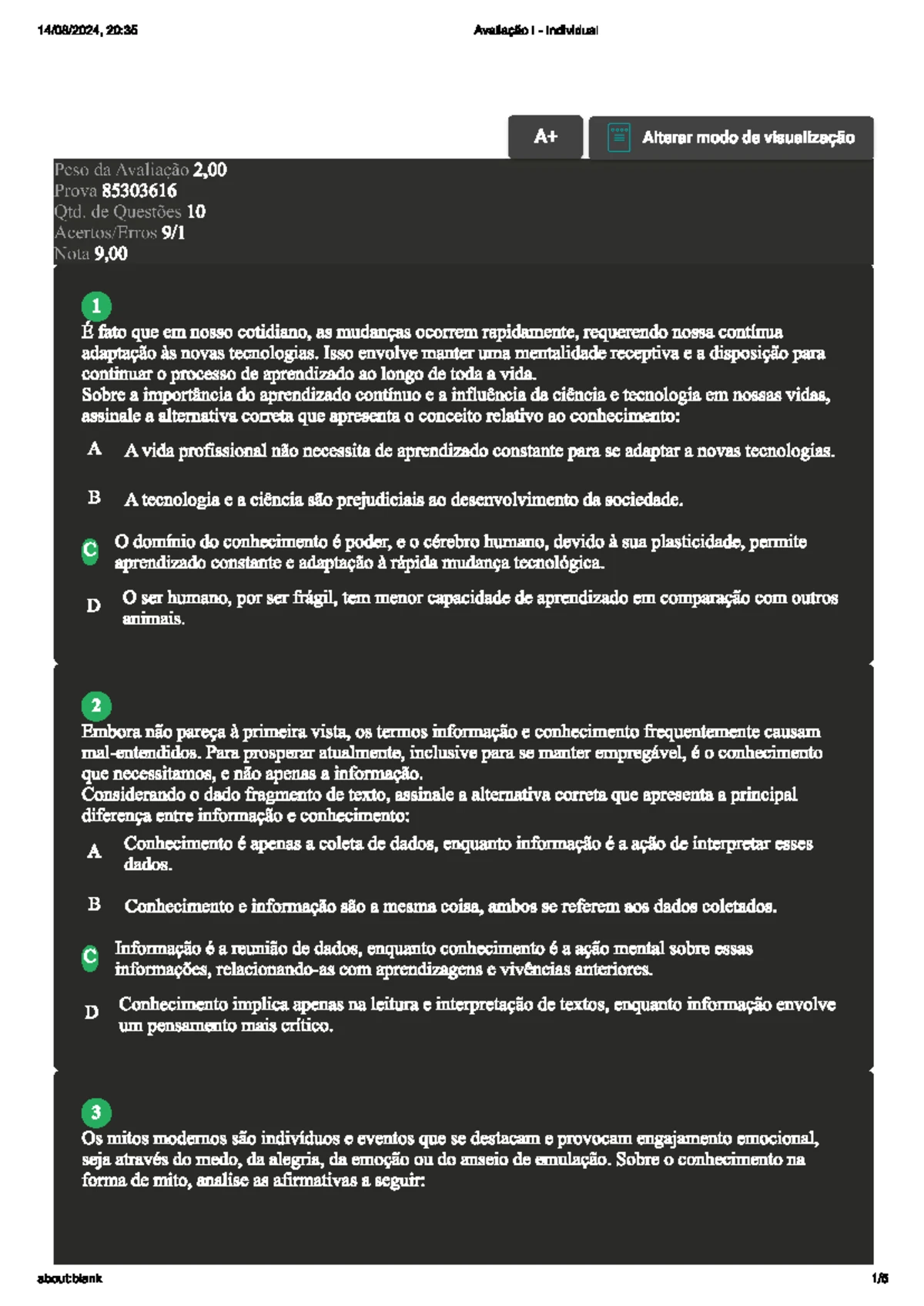 Atividade 2 - Produção do Conhecimento Científico e Tecnologias ...