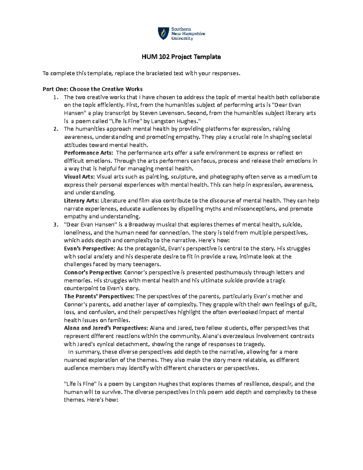 HUM 102 Module 7 Project: Exploring Diversity and Its Impact - Studocu