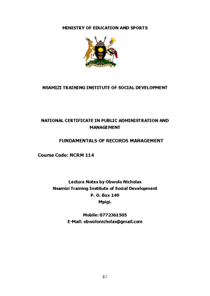 PSC FORM 3 - THE REPUBLIC OF UGANDA PUBLIC SERVICE FORM 3 (PSF 3 ...