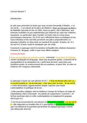 Pour un oui ou pour un non, le motif de la dispute analyse - Voici une ...