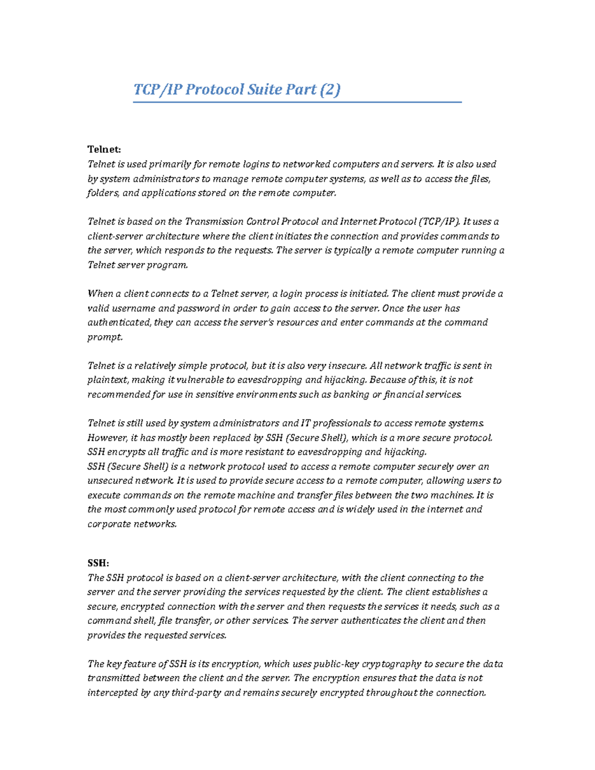 Tcpip Protocol Suite In Computer Network Concepts Part 2 Tcpip 6685