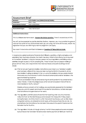 Unit 2 P1 - BTEC Applied Law - A: Research and select a statute then ...