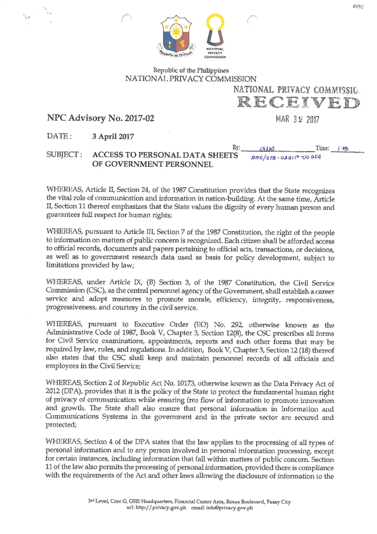 Guide to Completing the Personal Data Sheet (PDS) - Studocu