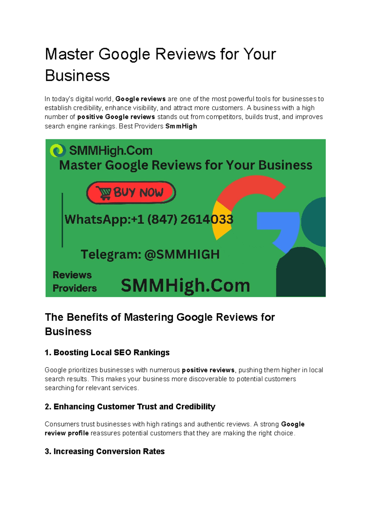 Master Google Reviews for Your Business - Master Google Reviews for ...