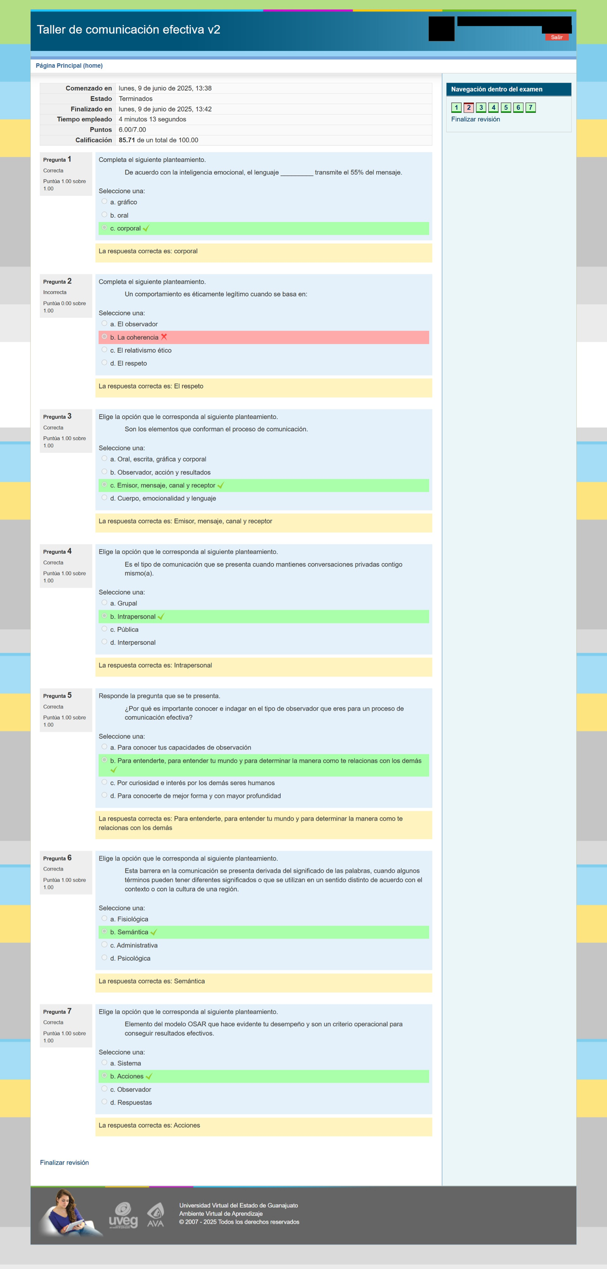 Examen 1 - La comunicación humana (Taller de comunicación efectiva) - Studocu