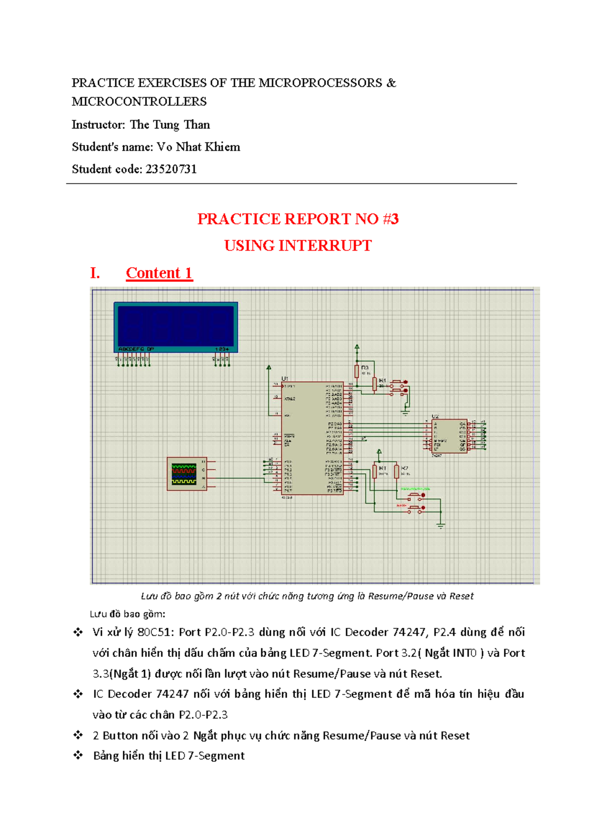 Lab 3 practice exercises on microprocessors and microcontrollers - Studocu