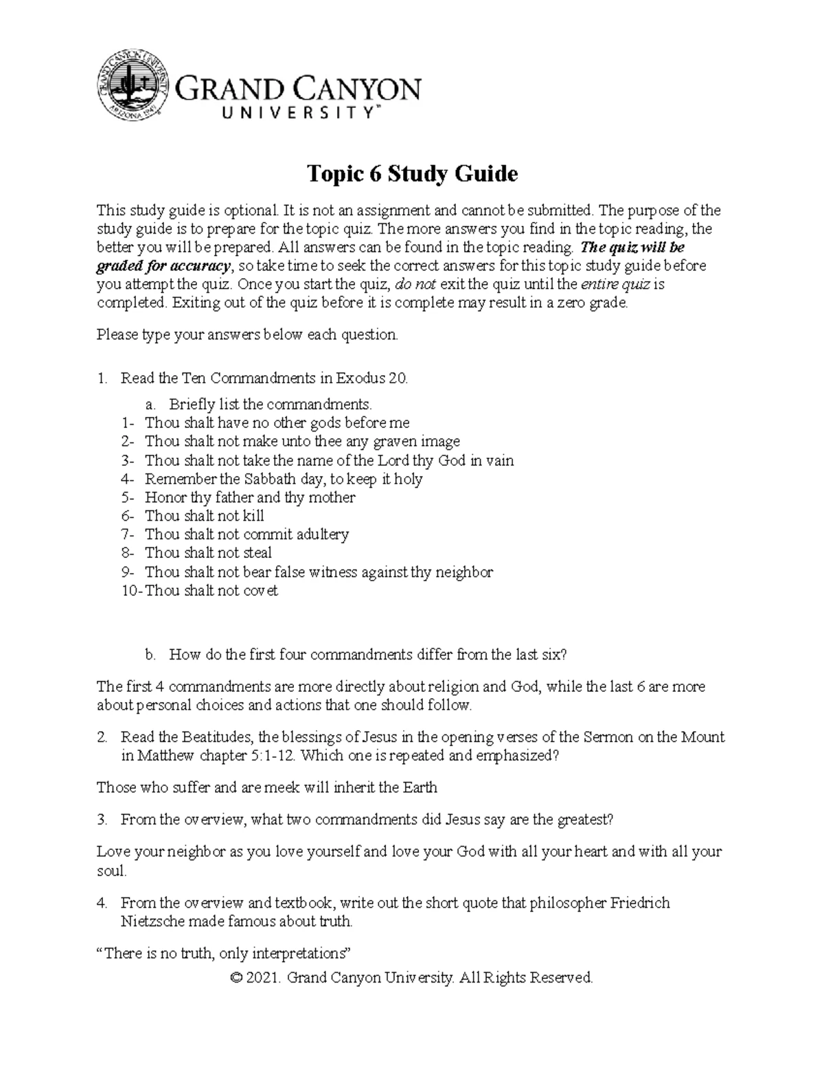 CWV 101 301 RS T2Study Guide Online - Topic 2 Study Guide This study ...