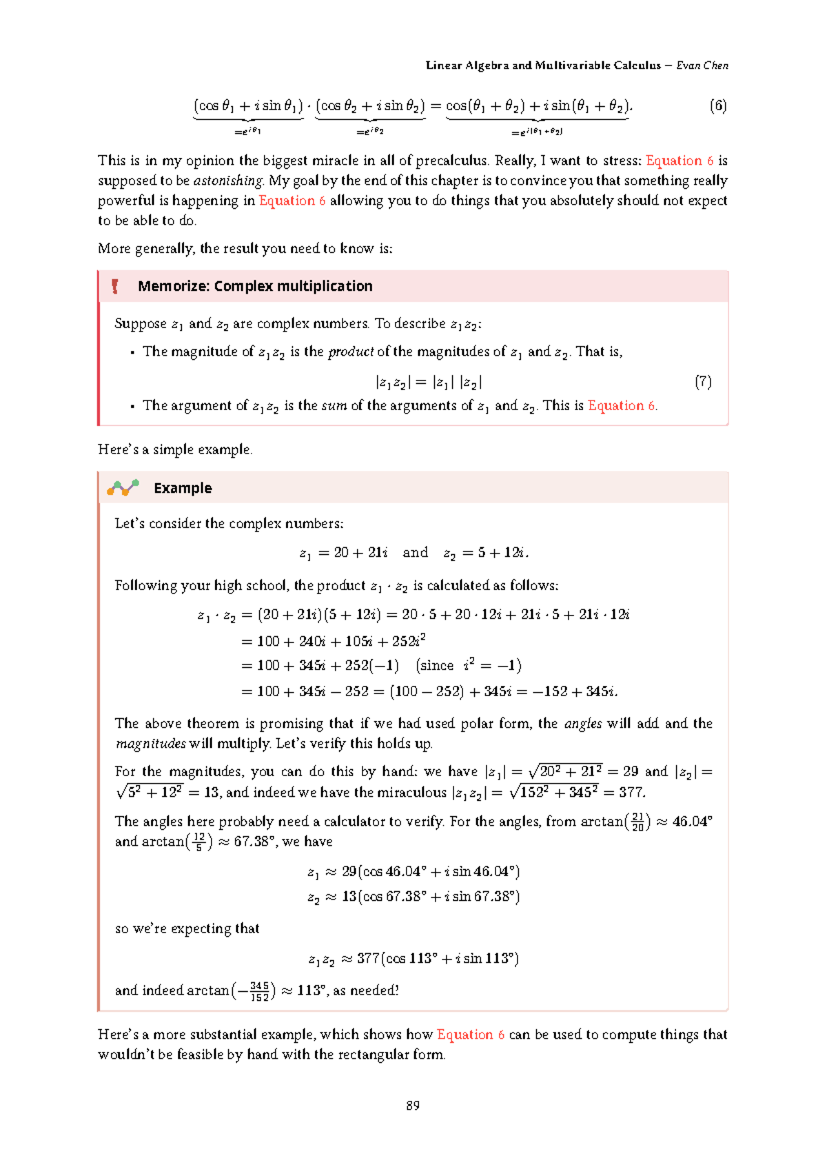 Linear Algebra & Multivariable Calculus: Key Concepts & Equations - Studocu
