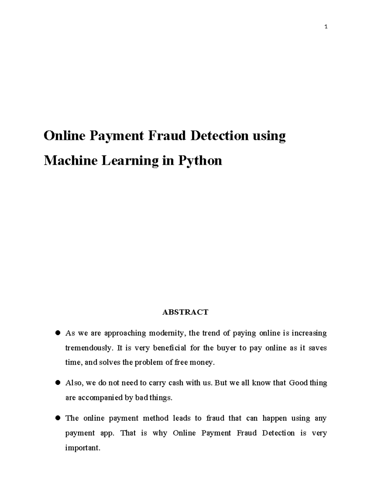 fraud detection - Online Payment Fraud Detection using Machine Learning ...