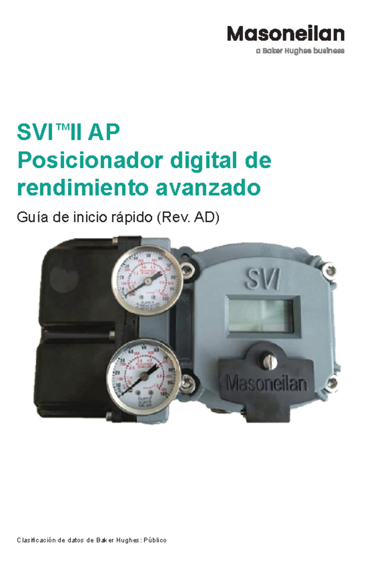 Guía de inicio rápido del Posicionador Digital SVI II AP (BHMN 19679 AD) - Studocu