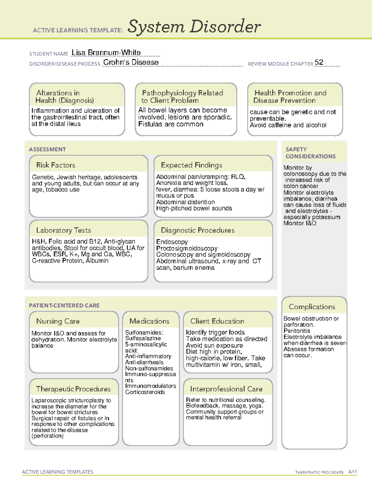 Active Learning Template system Disorder - ACTIVE LEARNING TEMPLATES ...