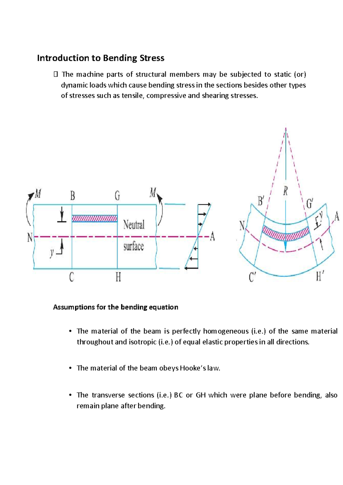Bending Stress Analysis in Structural Members - Engineering Essentials ...