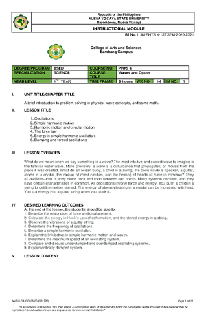 General Physics 2 - Module 2 - General Physics 2 Quarter 3 - Module 2 ...