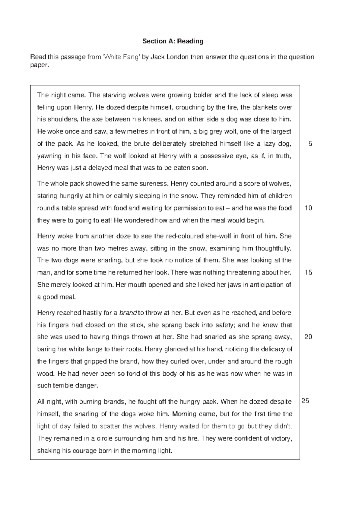 2014 PT P2 - khf.iyddd66d6;d - Section A: Reading Read this passage ...