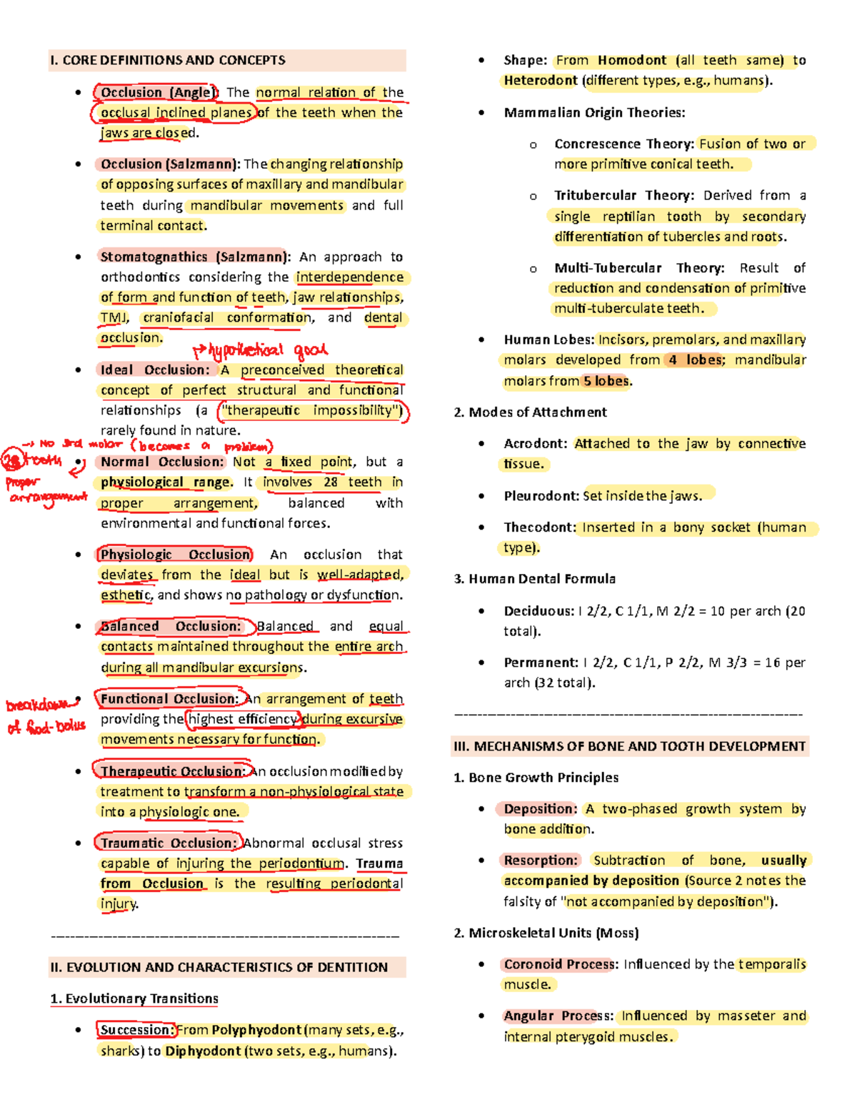 Orthodontics 1 Lecture: Core Definitions, Concepts, and Historical ...