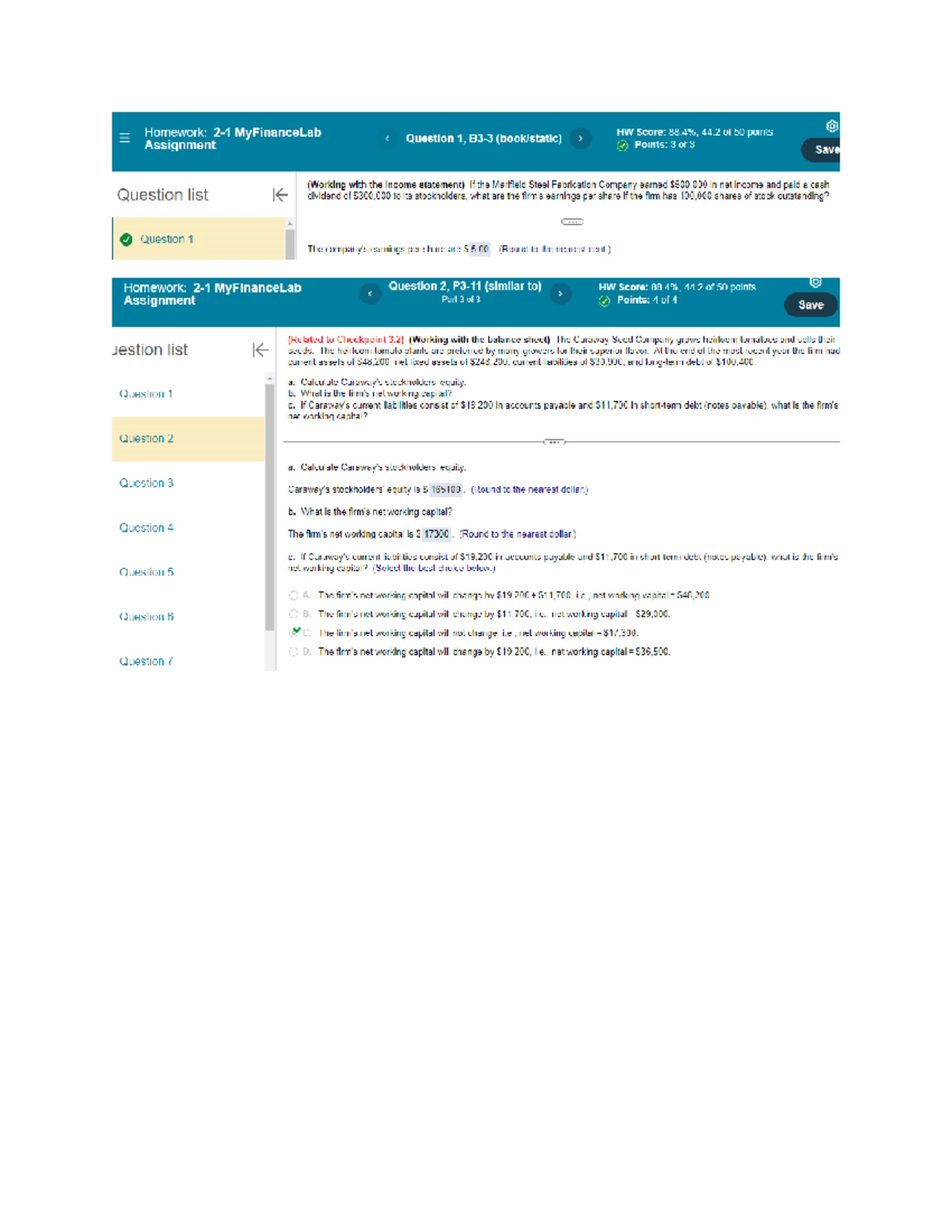 FIN320 - week 3 My Finance Lab homework 3-1 - 91 - FIN320 - Studocu
