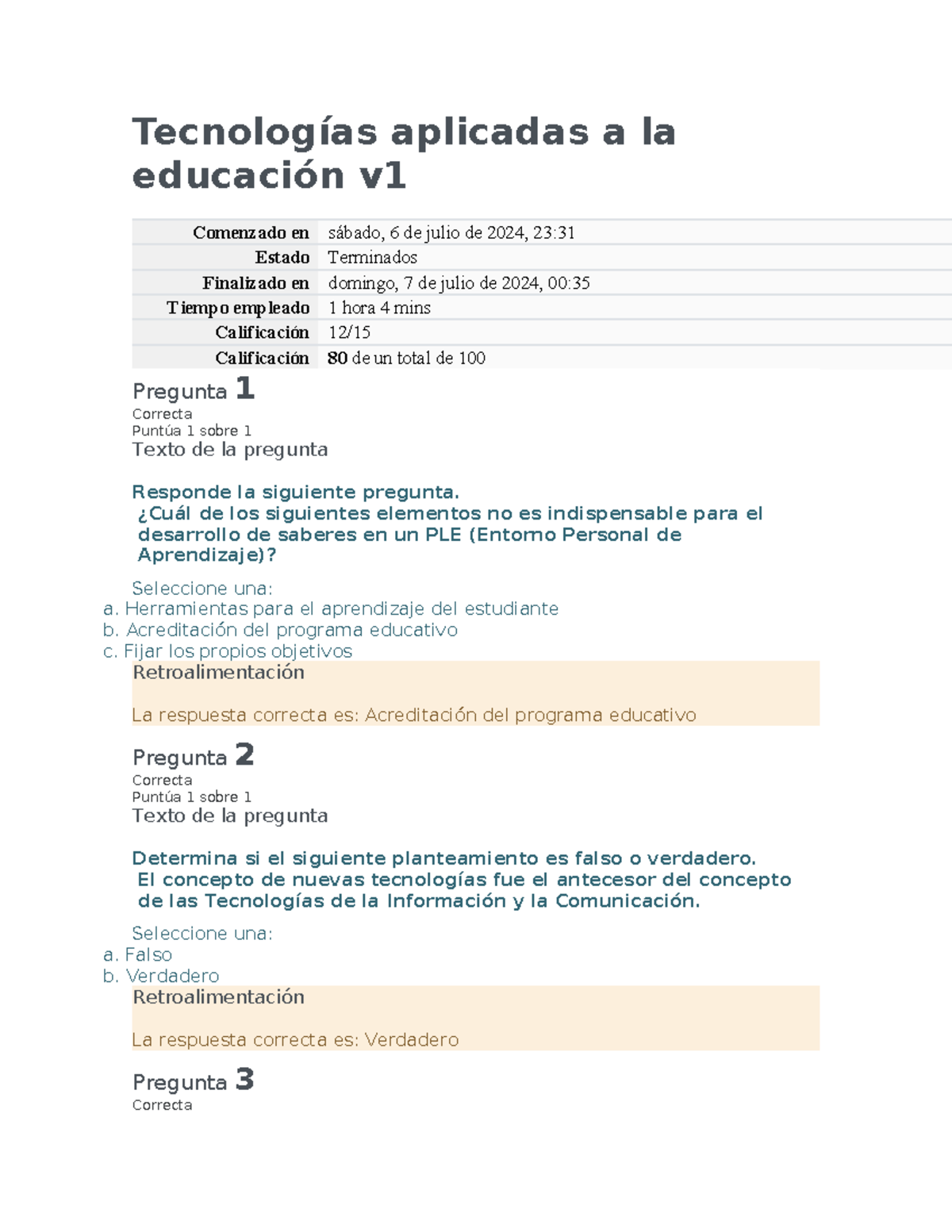 RETO 1 - EXAMEN DE TECNOLOGÍAS EN EDUCACIÓN 2024 - Studocu