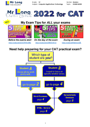 2024 CAT PAT Grade 10 Teacher Guide - Practical Assessment Task Teacher ...