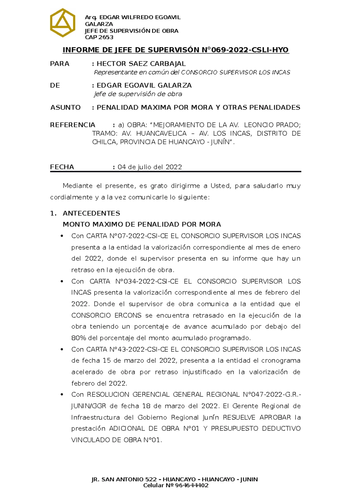 2. Prestacion DE Adicional Y Deductivo DE OBRA N°02 - INFORME TÉCNICO N° -2022-GRJ/GRI/SGSLO A ...