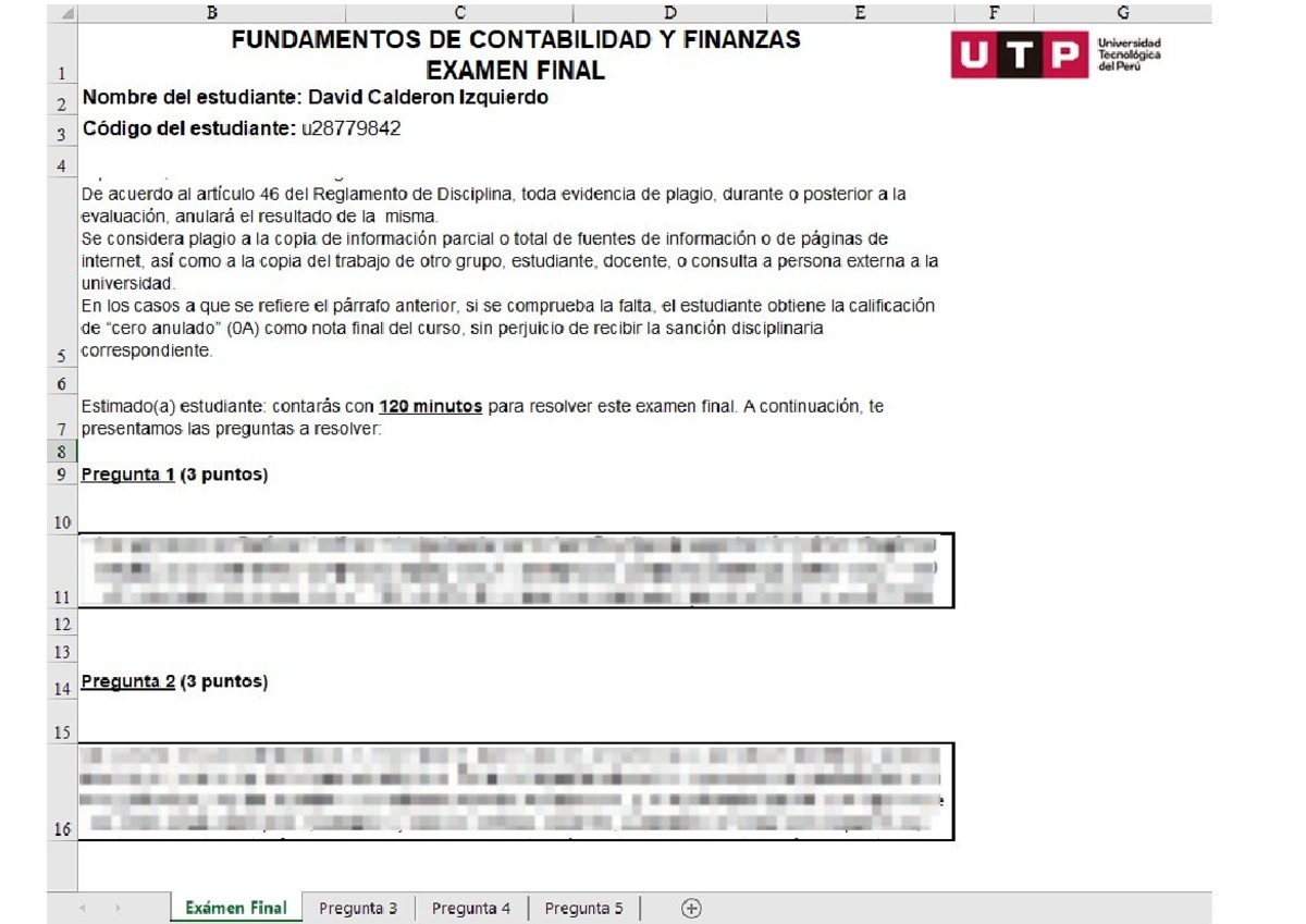 🔴 (AC-S09) Examen Final - Fundamentos de Contabilidad y Finanzas (EXFN) - Studocu