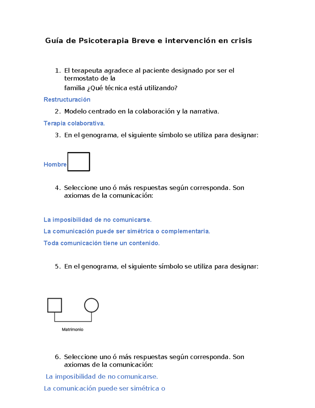 Guia de psicoterapia breve e intervencion 1 - Guía de Psicoterapia ...