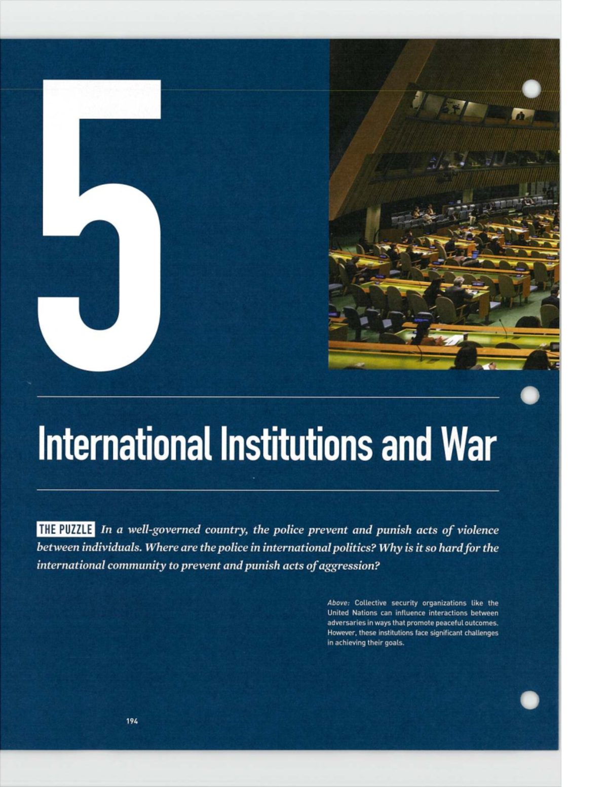 International Institutions and War: Analyzing Alliances and Conflicts ...