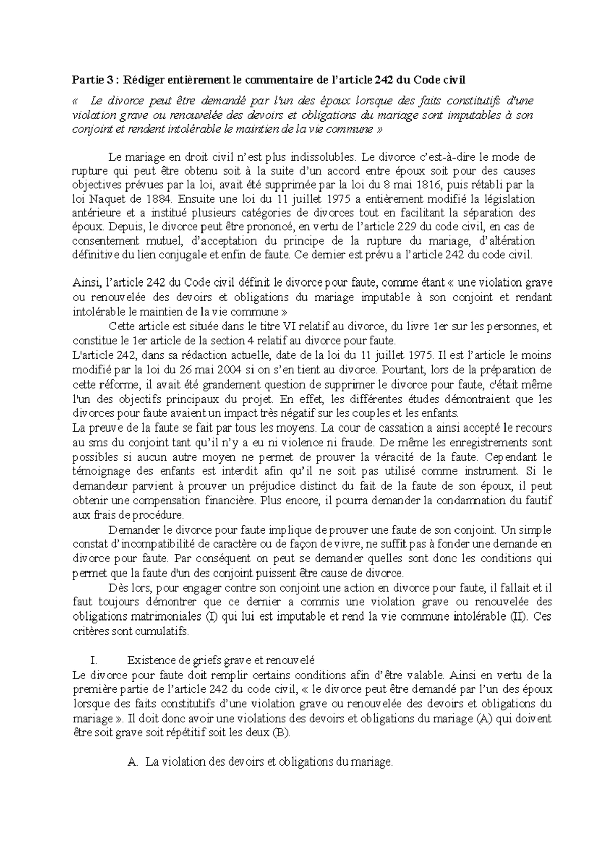 Commentaire linéaire article 21 de la constitution - Commentaires ...