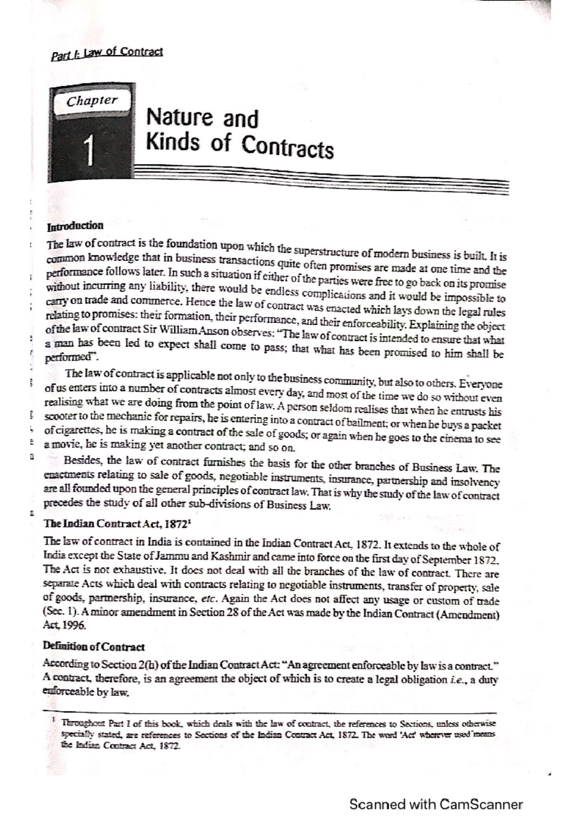 Chapter 1 Nature And Types Of Contracts - Part Law of Contract Chapter ...