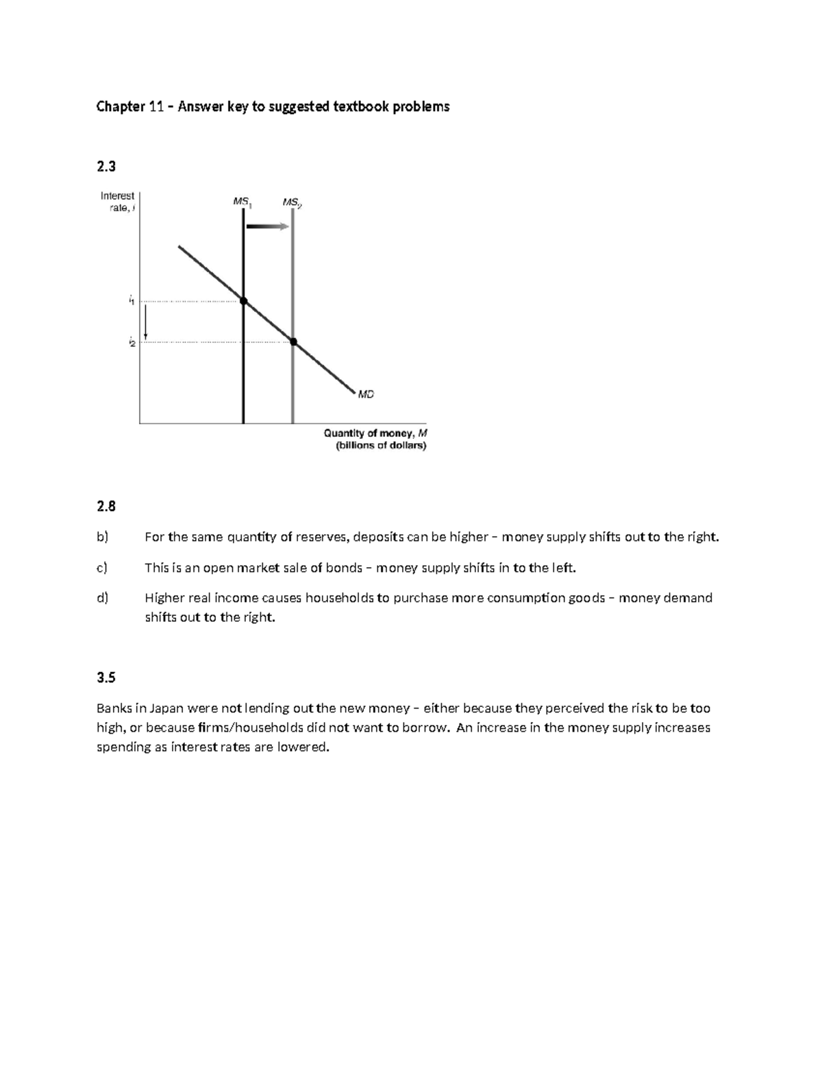 Chapter 11 - Practice Questions & Answer Key for Textbook Problems ...