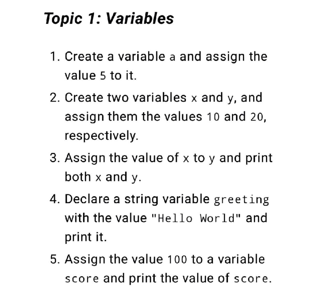 Python Exercise 2: Variables, Data Types, and Operations - Studocu